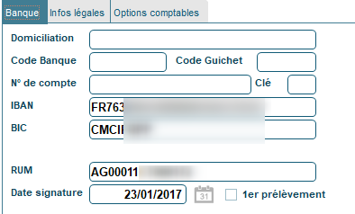 Fichier SEPA pour les prélèvements et les virements en banque